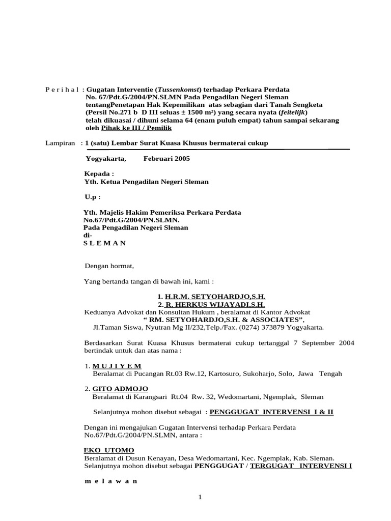 .Intervensi Gito Admojo | PDF