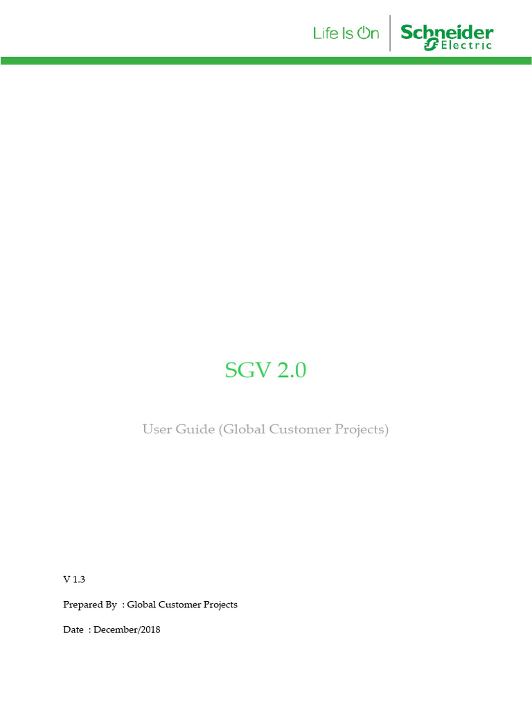 SGV2-User Guide-V1.3 | PDF