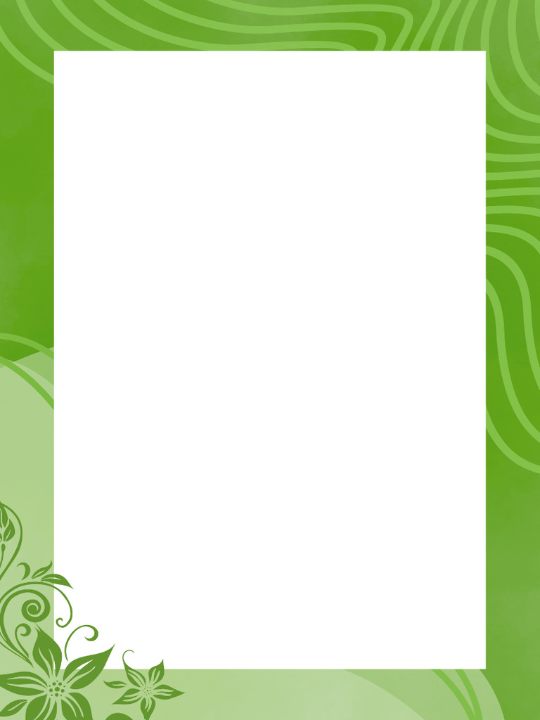 Abstract Watercolor Page Border | PDF