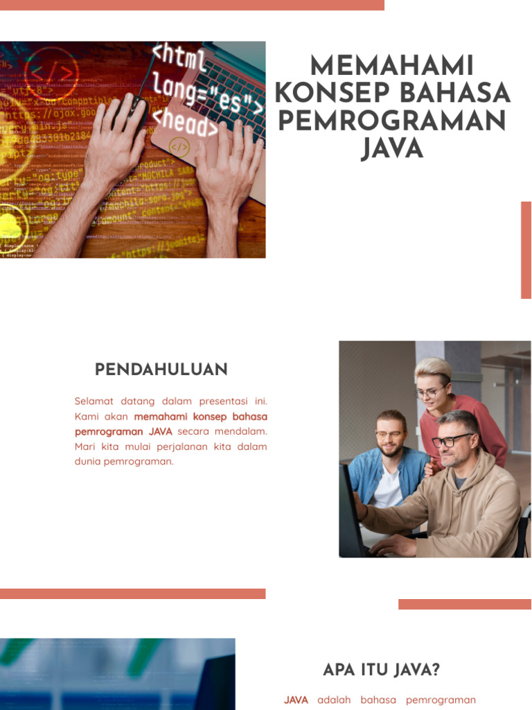 Pertemuan 1 Memahami Konsep Bahasa Pemprograman Java | PDF Pertemuan 1 Memahami Konsep Bahasa Pemprograman Java | PDF