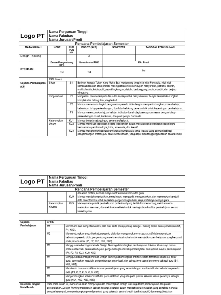 RPS Design Thinking | PDF