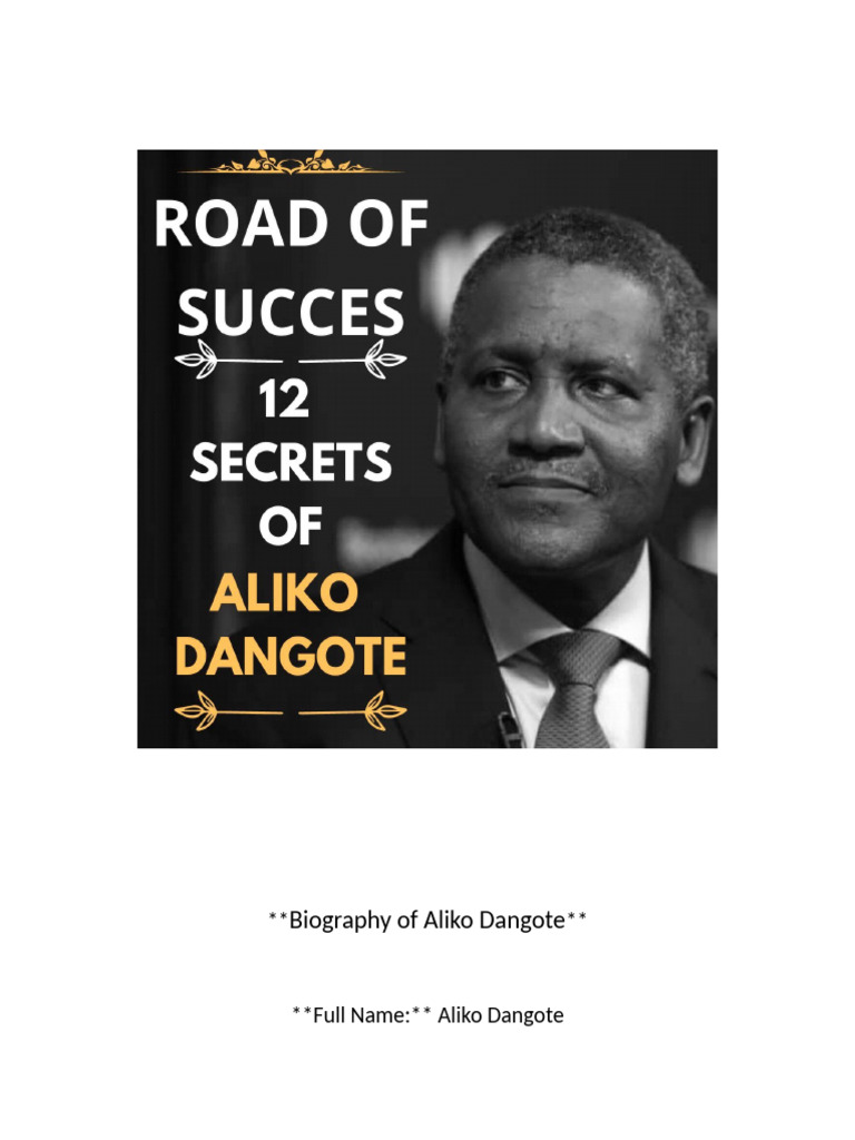 Dangote English | PDF