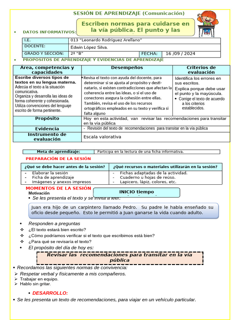 Ses Com Lee Norm Pa Cuid Mayuscul | PDF