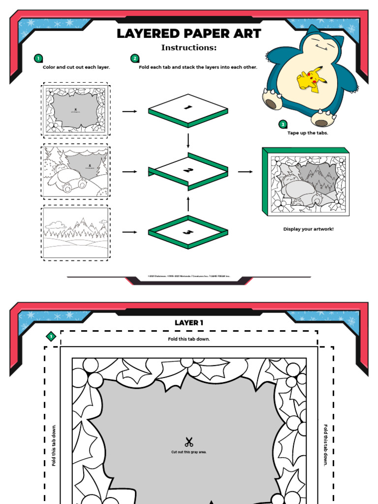 Layered Paper Art | PDF