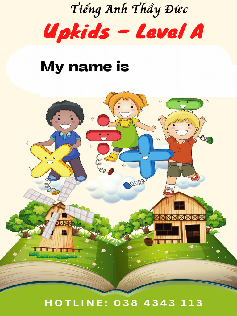 Colorful Illustration Modern Play Kids Book Cover | PDF