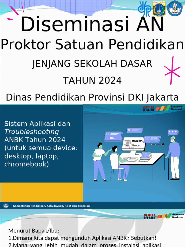 Sistem Aplikasi Dan Troubleshooting ANBK - 2024 - MATERI 2 | PDF