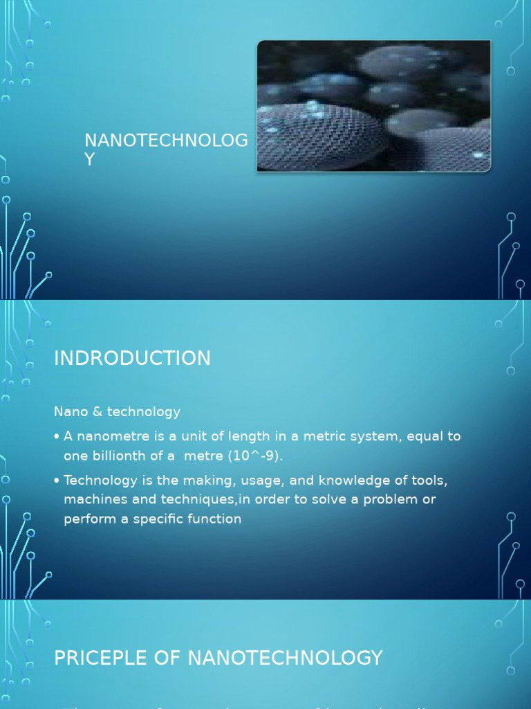 Nanotechnology | PDF