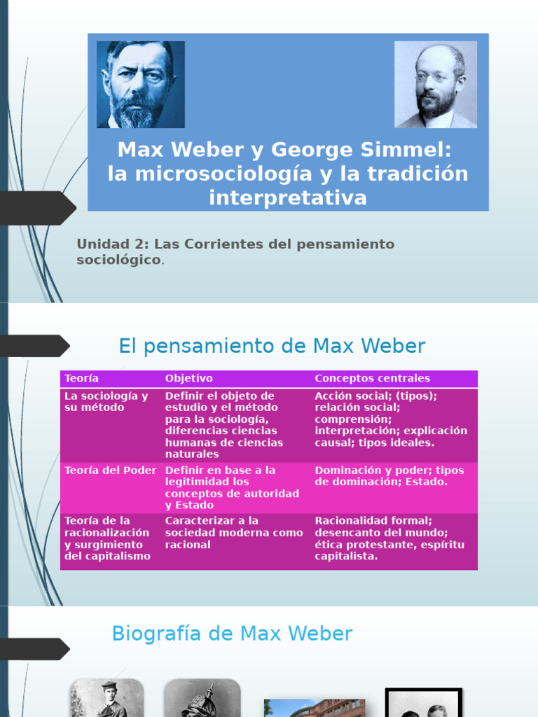 Sociología Max Weber | PDF