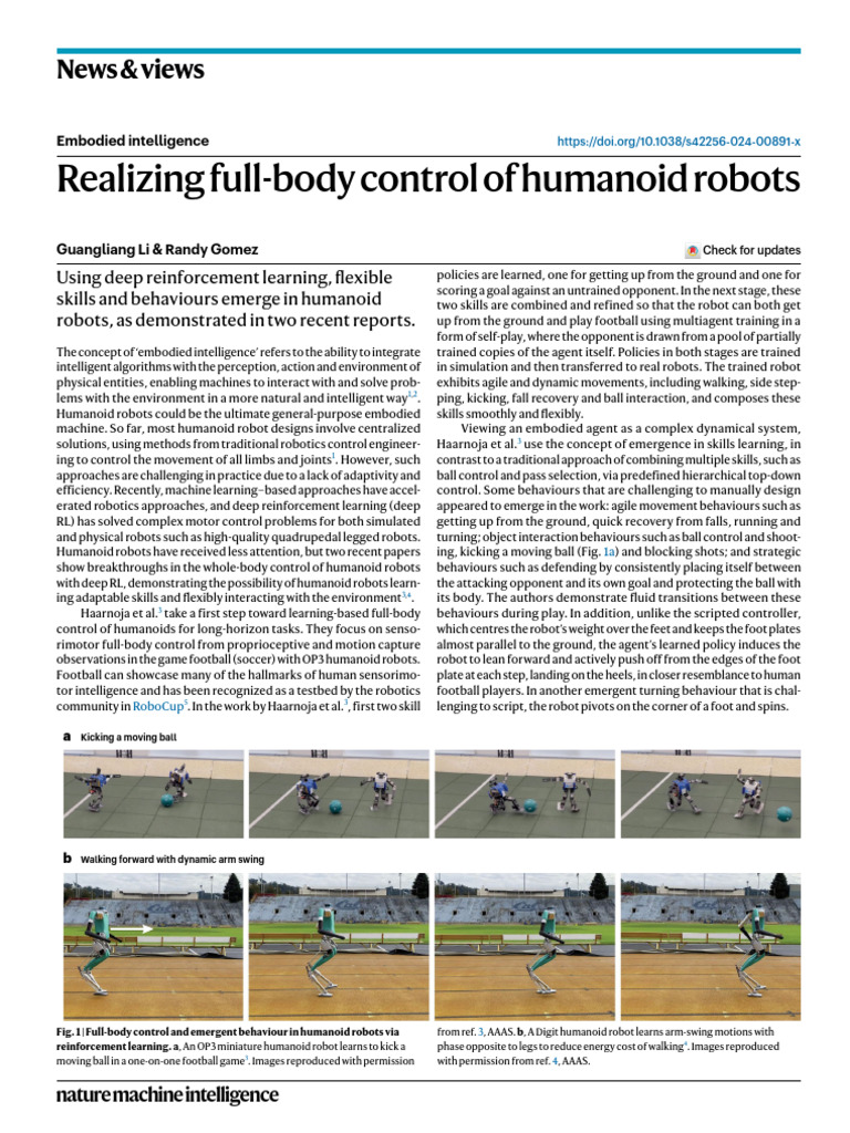 Li和Gomez - 2024 - Realizing full-body control of humanoid robots | PDF