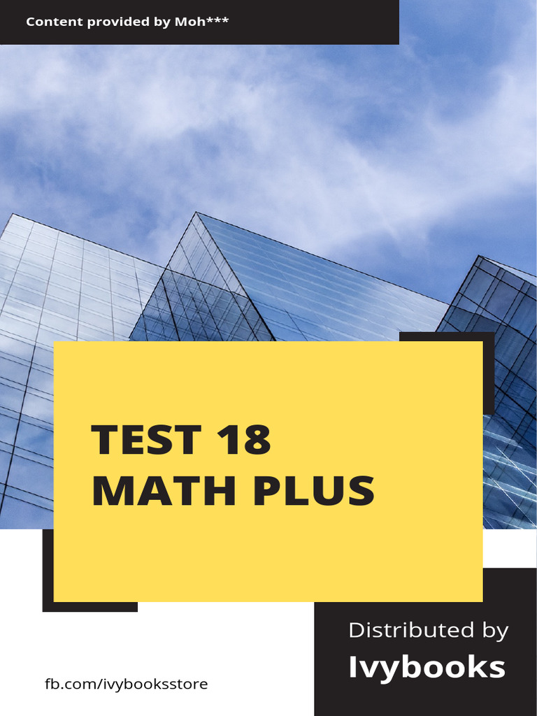 Test 18 (Moh ) | PDF