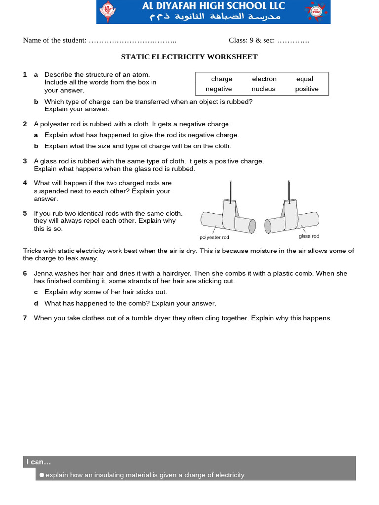 WS2 Static Questions 9Jb-6 | PDF