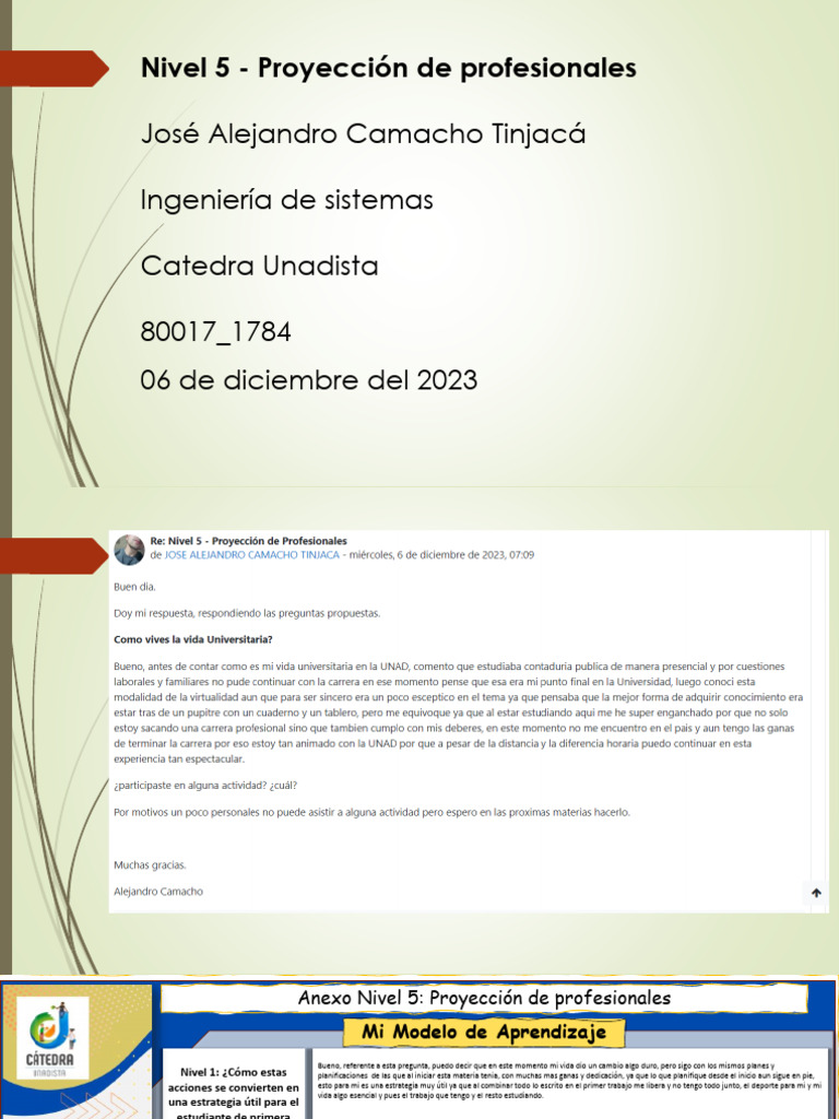 Anexo 5 - Nivel 5 Modelo de Aprendizaje | PDF