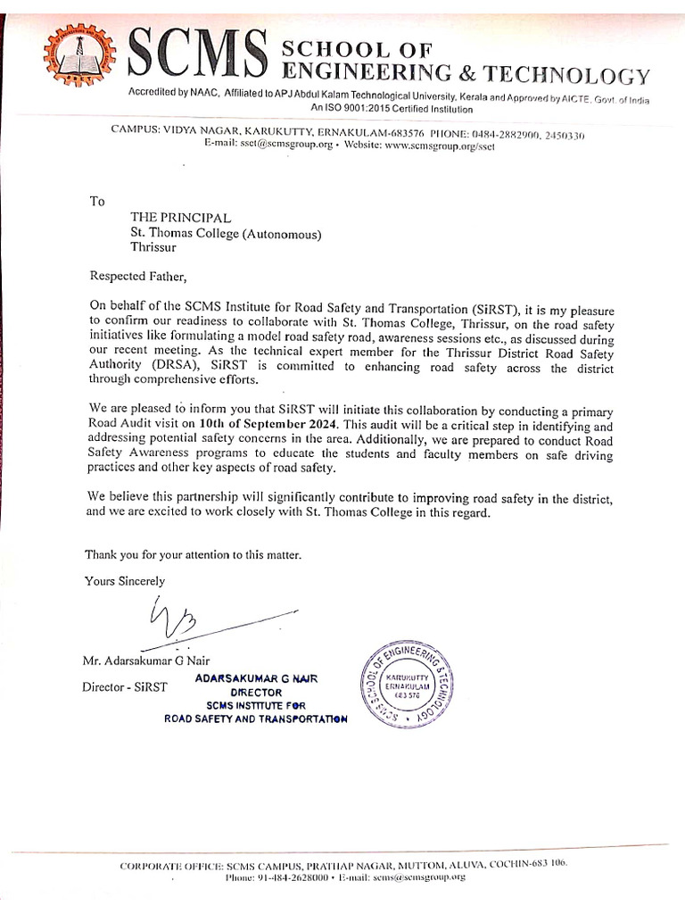 Letter to St thomas | PDF