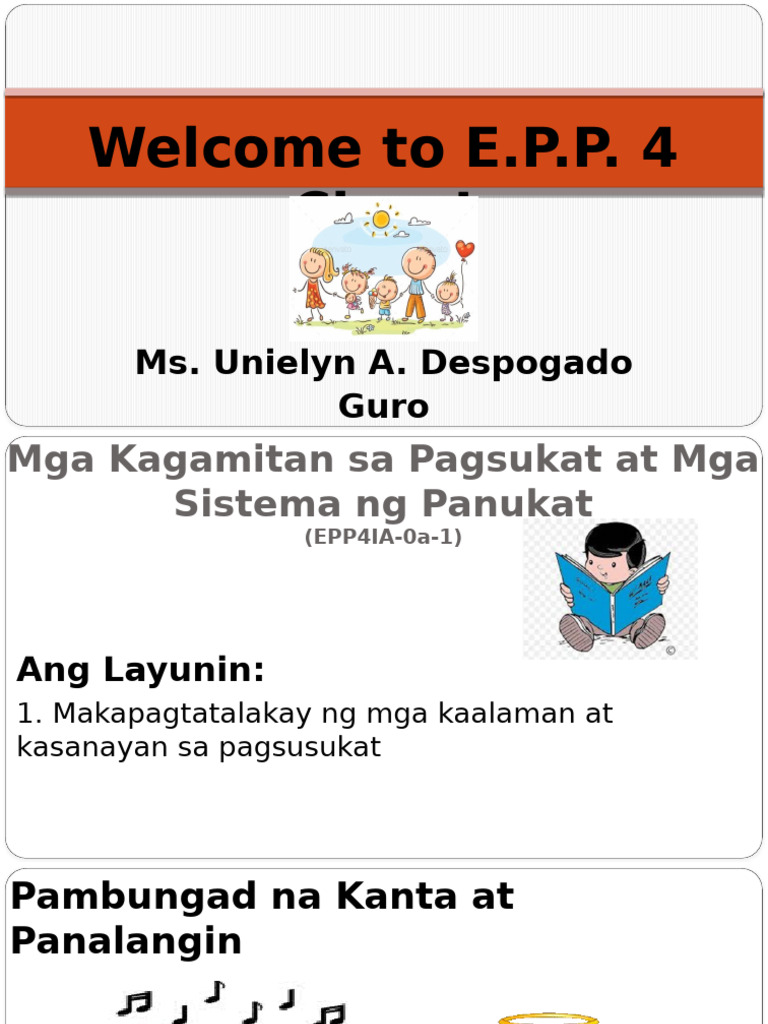 EPP 4 Lesson 20 | PDF