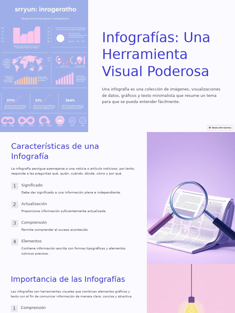 Infografias Una Herramienta Visual Poderosa | PDF