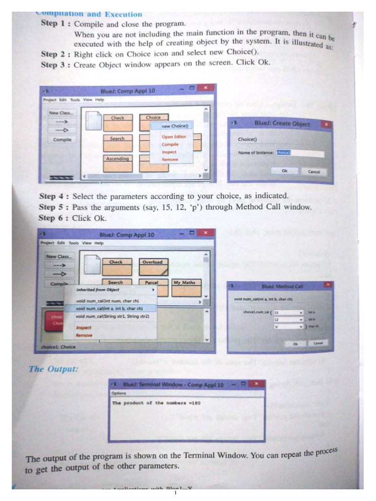 Computer Chapter 5 User Defined Methods Part2 | PDF