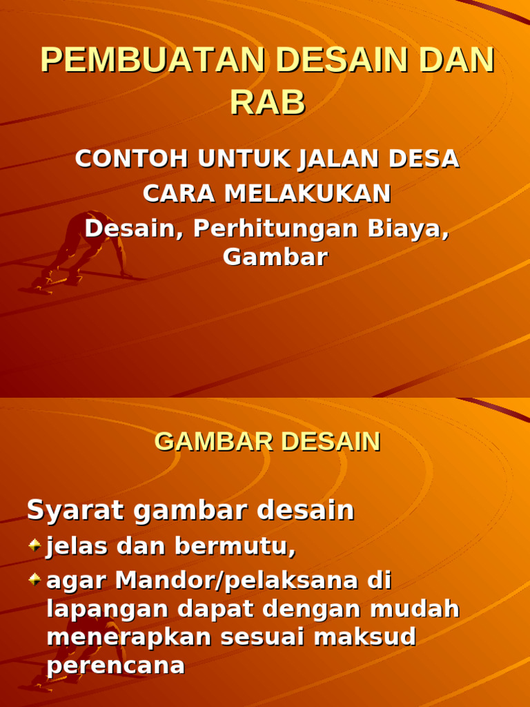 08 Presentasi Pembuatan Desain RAB | PDF