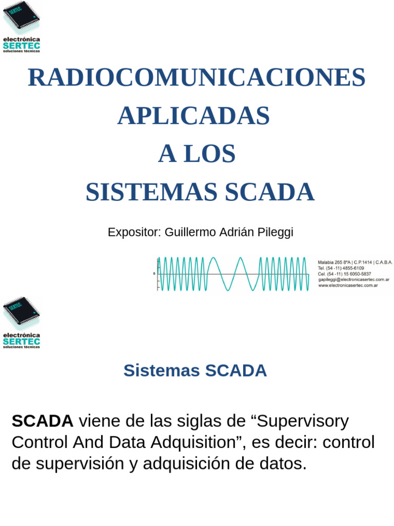 Sesion4 - Radio Enlaces SCADA | PDF | Antena (Radio) | Radio