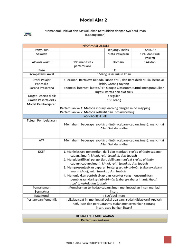 Modul 2 Fase E Pdf