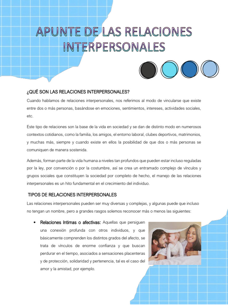 Relaciones Interpersonales Pdf