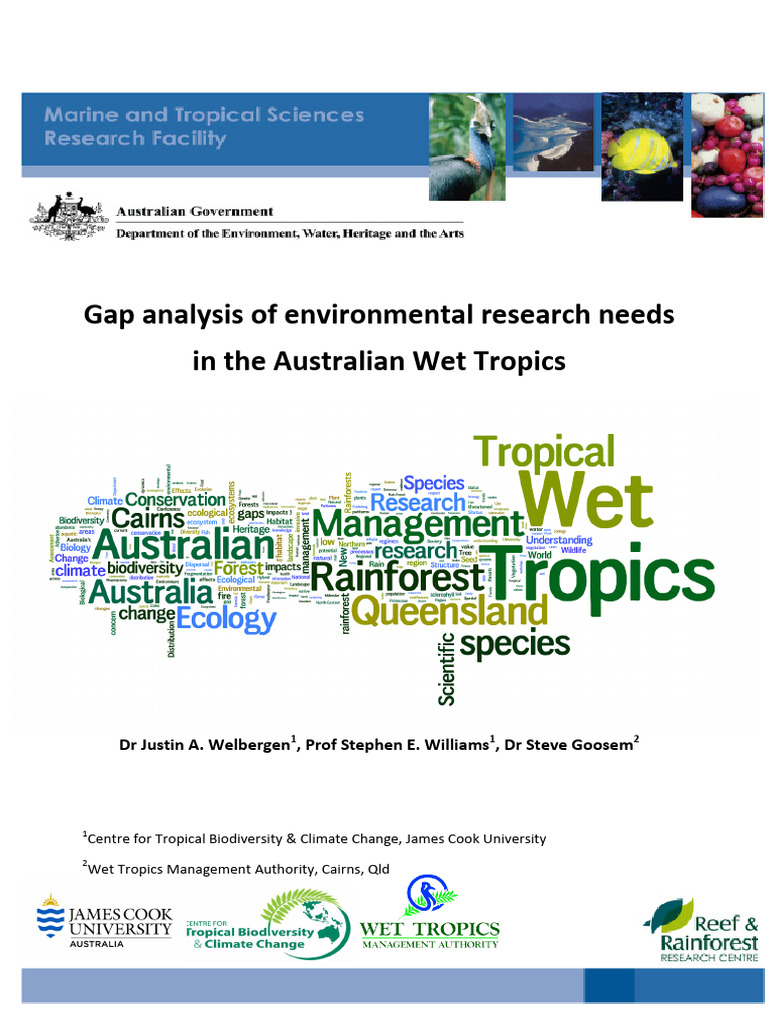Gap Analysis of Environmental Research Needs in The Australian Wet ...