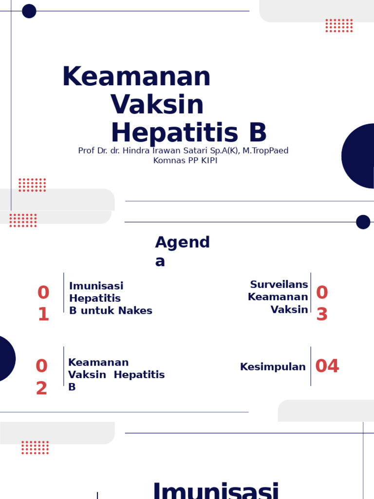 Keamanan Vaksin Hep B - Komnas KIPI | PDF