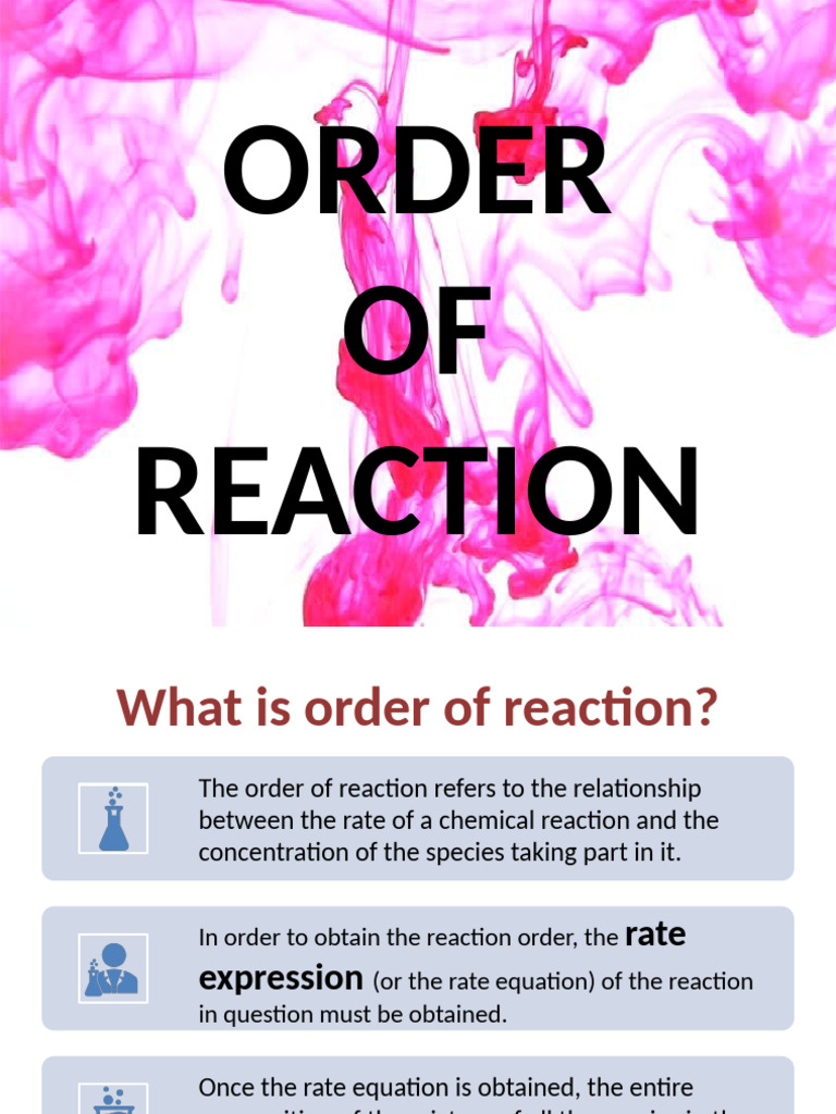 2 Order of Reaction 2023 | PDF