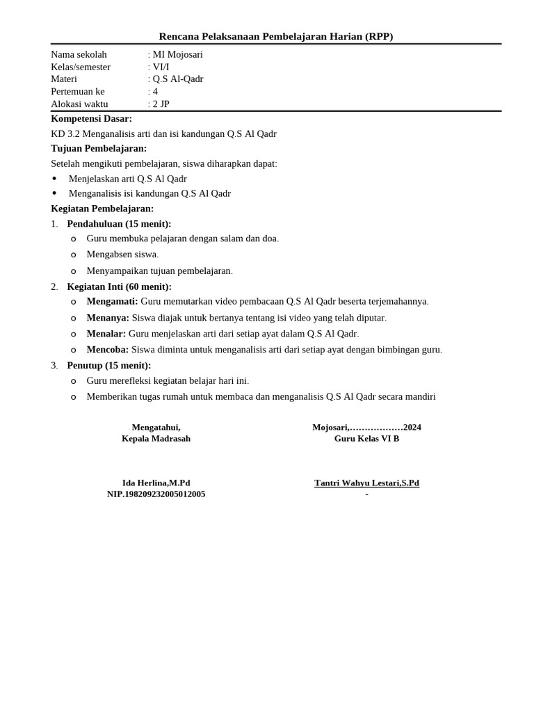 RPP QH 2. Butan | PDF