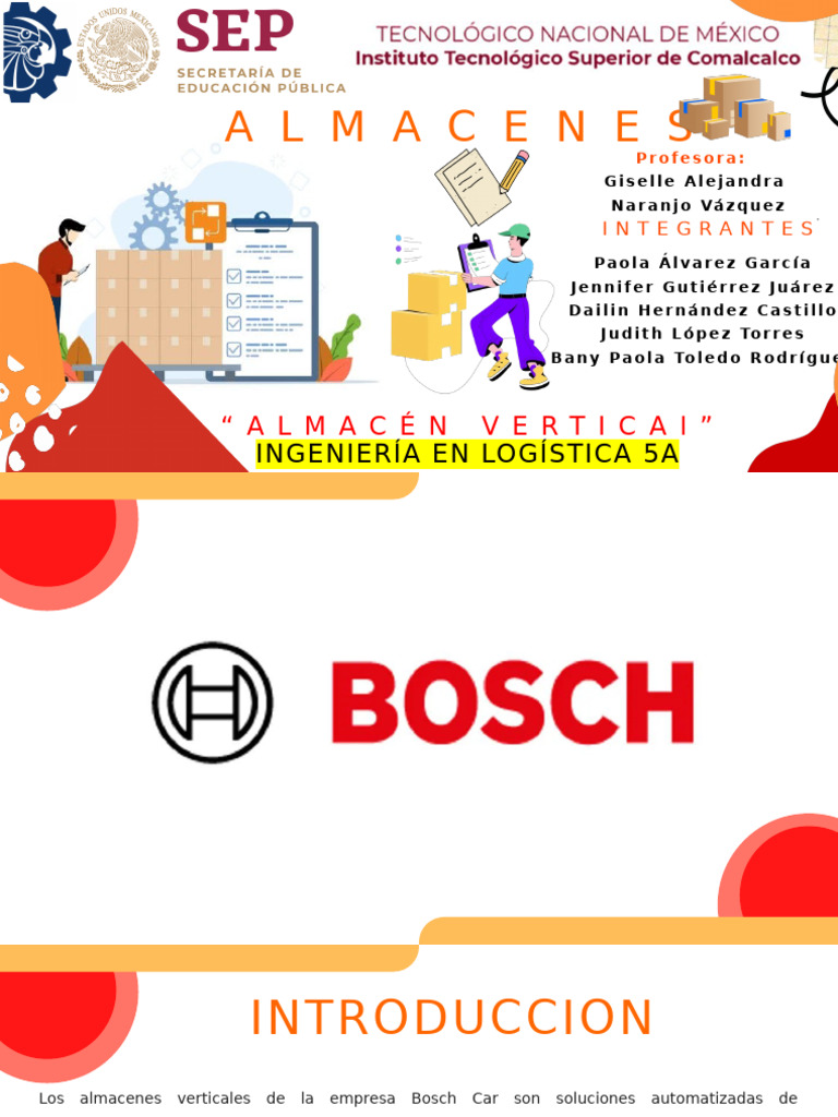 Copia de ALMACÉN DE BOSCH | PDF
