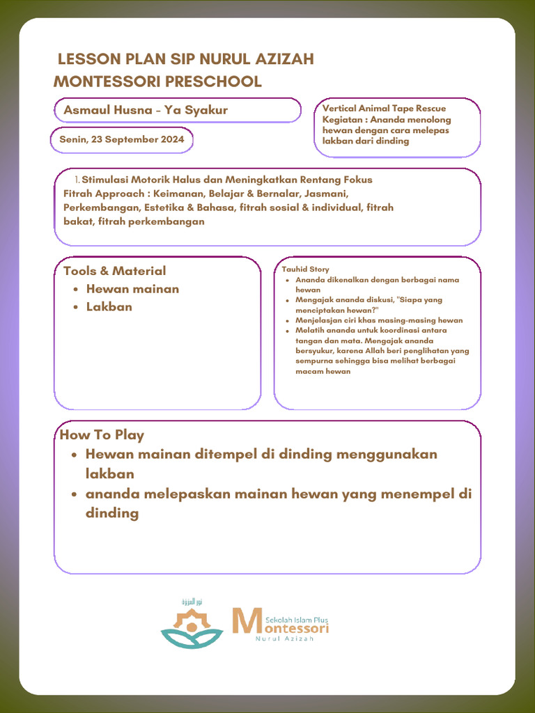 Daily Lesson Plan in Pink White Cute Style | PDF