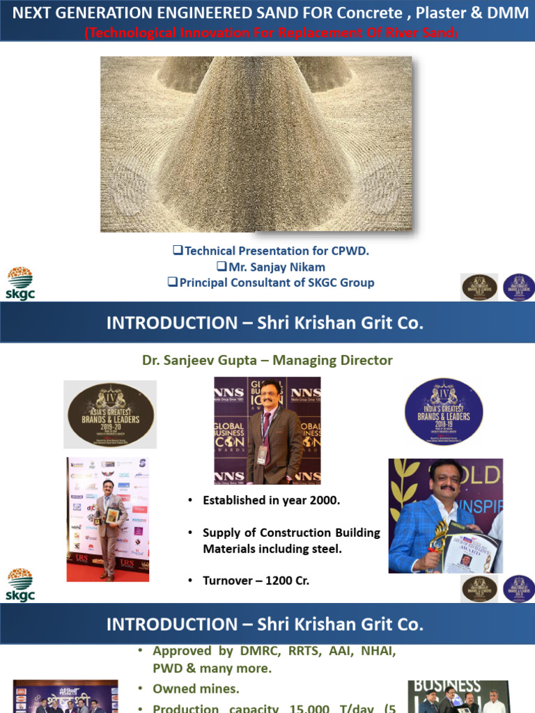 3 Engineering Sand J Plaster Sand Etc | PDF