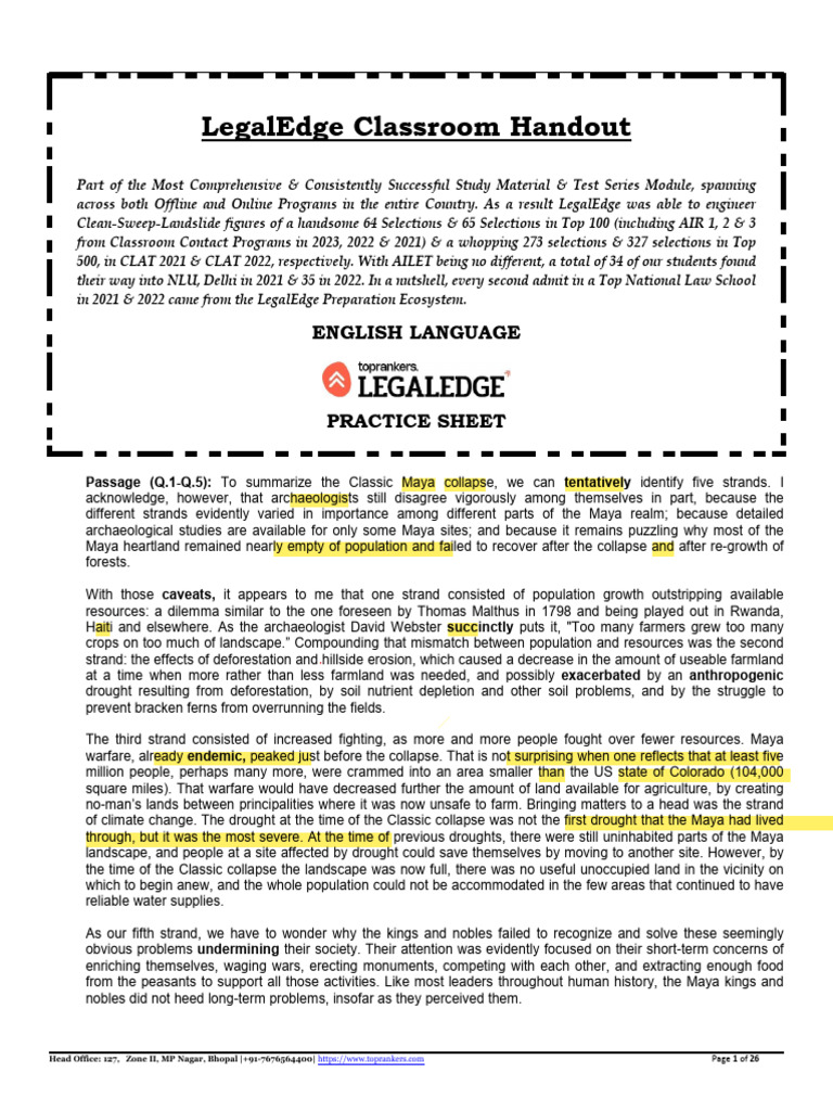English Bootcamp Classroom Sheet 01 LE CLass Sheet | PDF