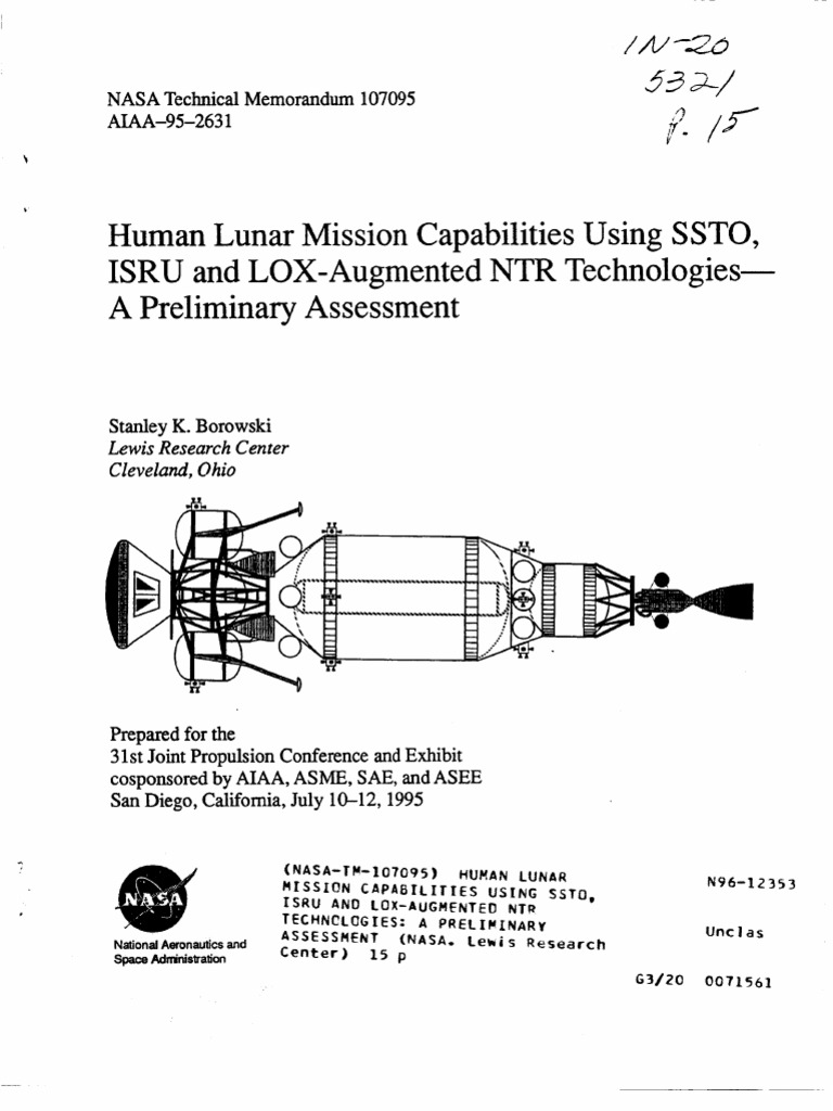 Nuclear SSTO | PDF | Reusable Launch System | Nasa