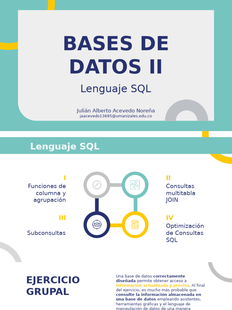 1. Bases de Datos II – ENVIAR (3) | PDF