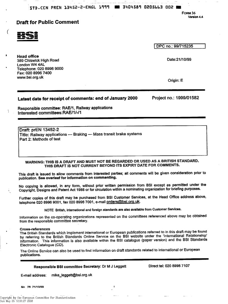 PR en 13452-2 | PDF
