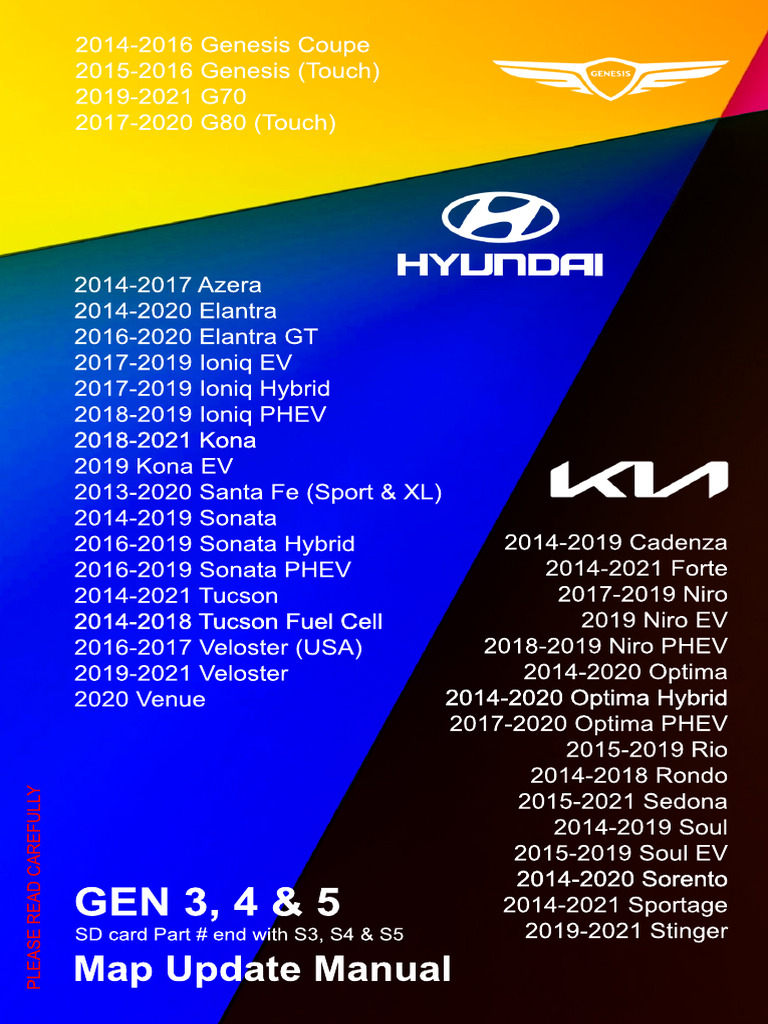HGK Map Update Instructions G3 G4 G5 | PDF