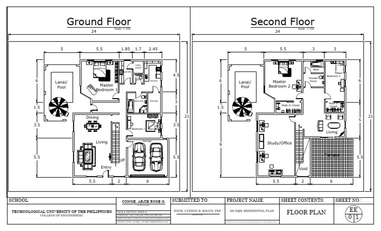 Floor Plan-Title Block | PDF