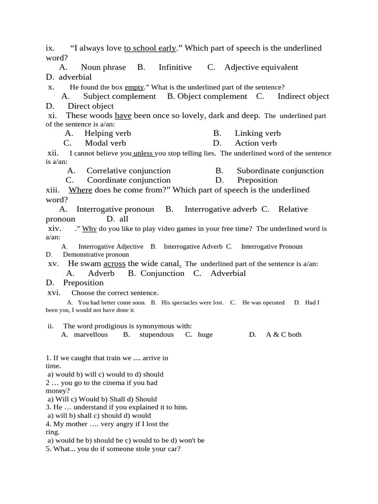 Diagnostic Test | PDF