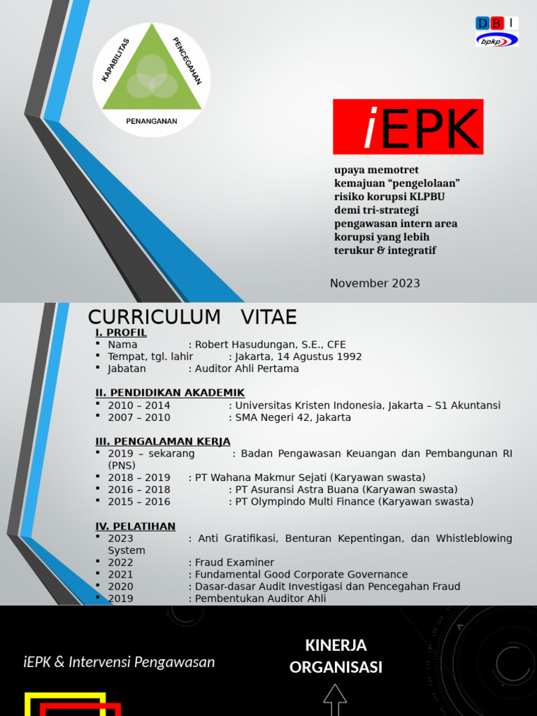 Materi IEPK Pemkab Malaka NOV 2023 | PDF