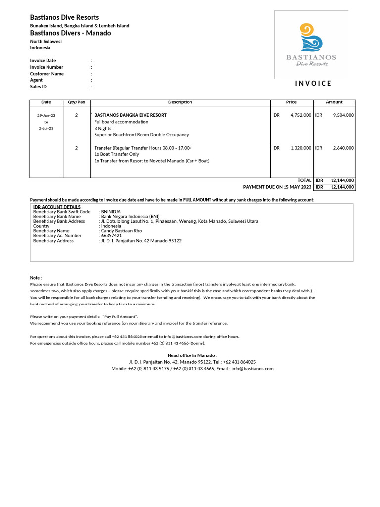 Invoice Idr | PDF