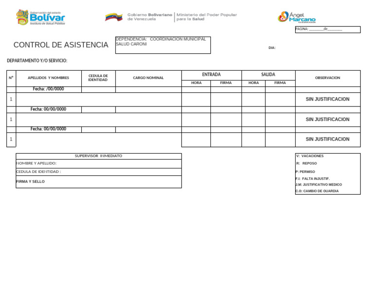 Control de Asis | PDF
