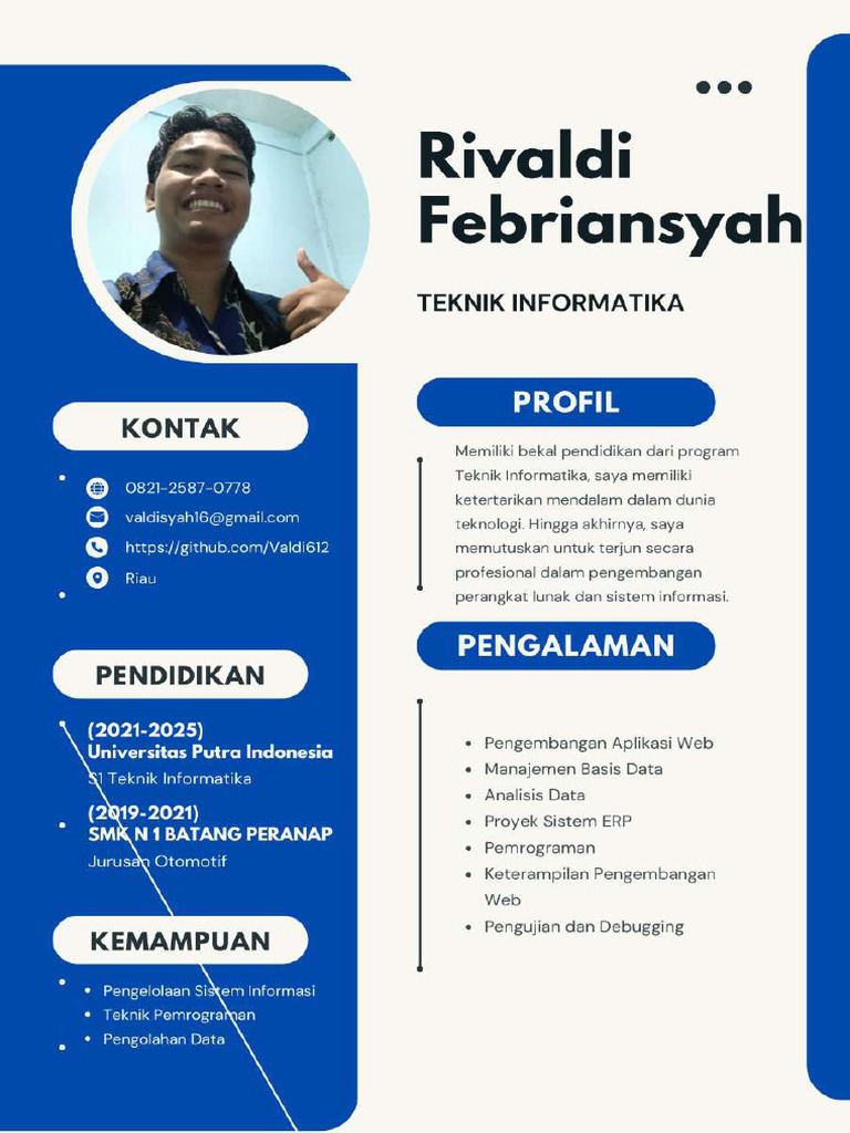 CV - Uxui - Rivaldi Febriansyah | PDF