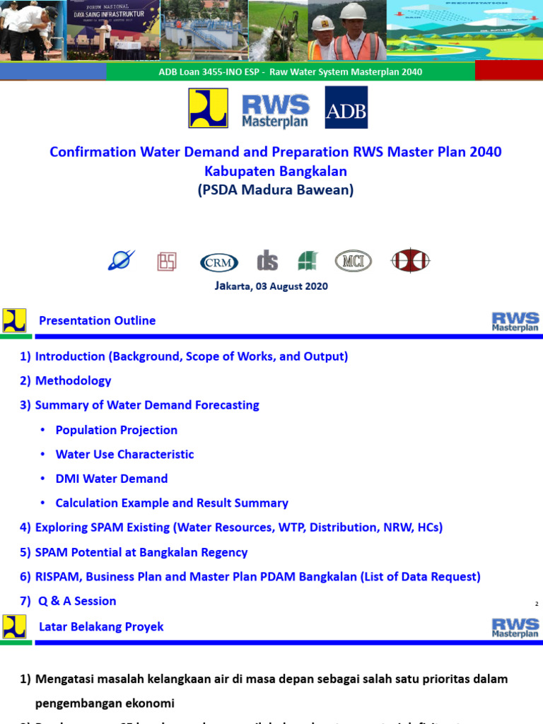 Bahan Presentasi PDAM Bangkalan 030820 | PDF