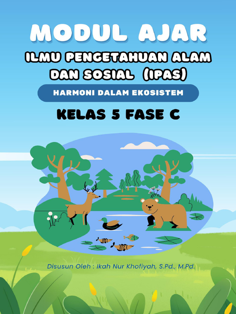Modul Ajar Kelas 5 Harmoni Dalam Ekosistem | PDF
