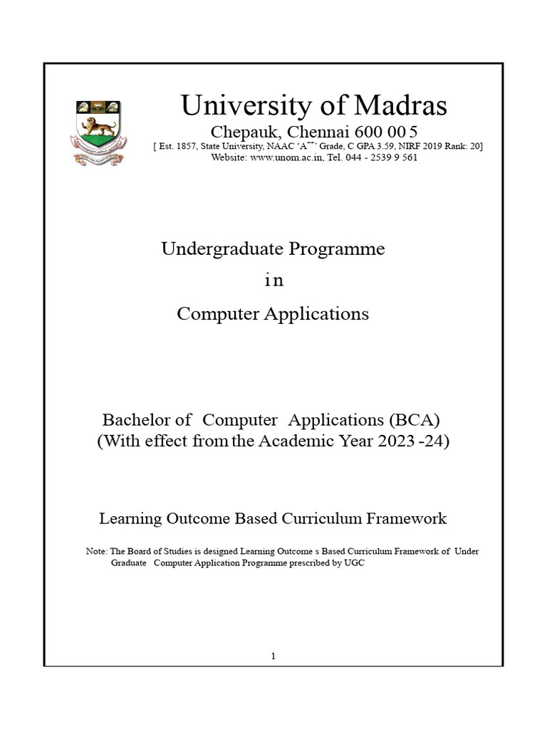 Bca Preamble | PDF