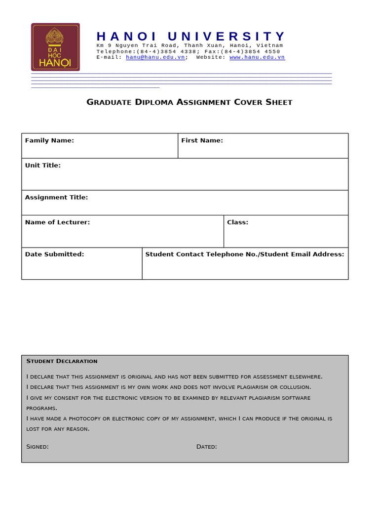 ASM cover sheet | PDF