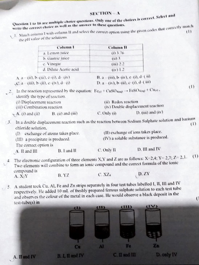 Science ? MCQ and Long Answe Questionr | PDF
