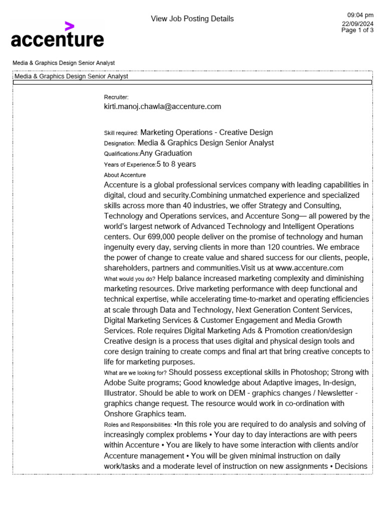 View Job Posting Details | PDF