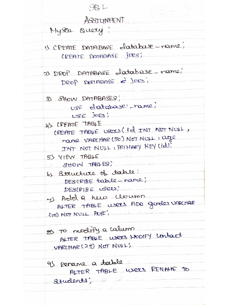 SQL Queries | PDF