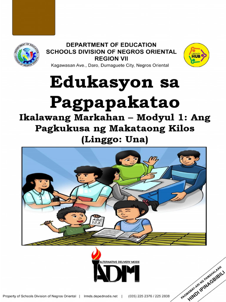 Esp10 - Q2 Modyul 1 Unang Linggo | PDF